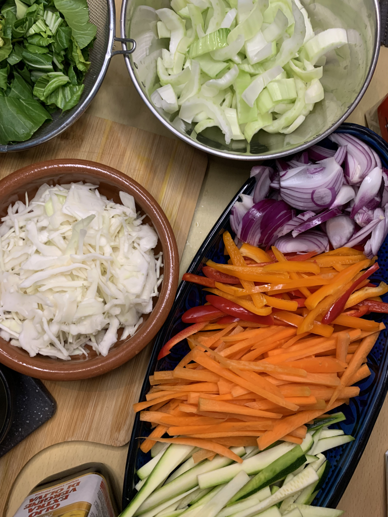 Sauté Mines au Poulet et ses Légumes à la Chinoise ( de l'Ile de La ...