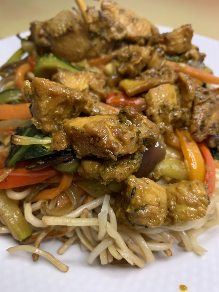 Sauté Mines au Poulet et ses Légumes à la Chinoise ( de l'Ile de La ...